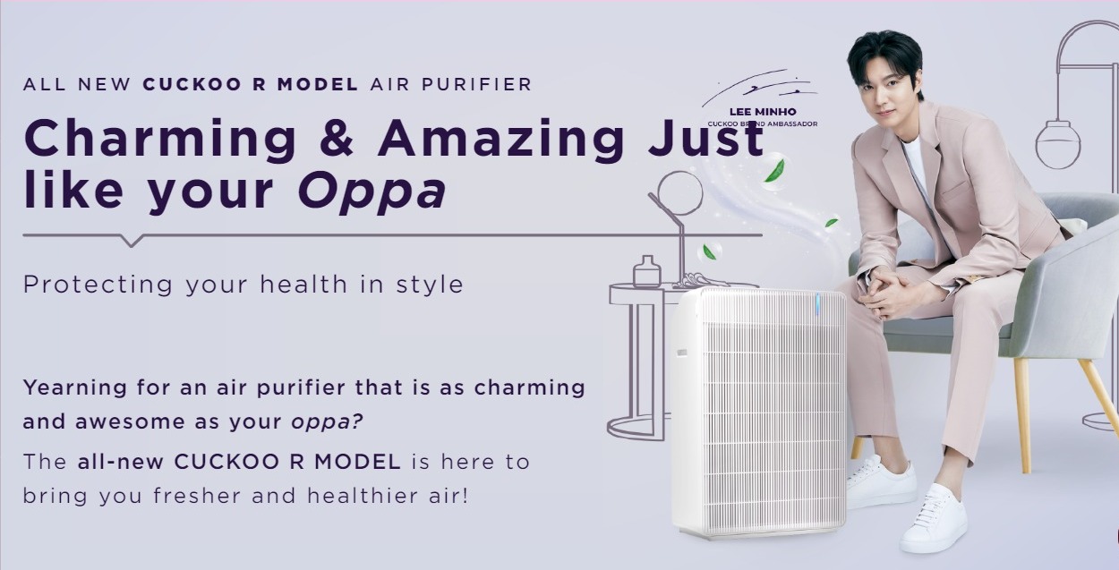 PENAPIS UDARA CUCKOO R MODEL | SEDUT BULU KUCING